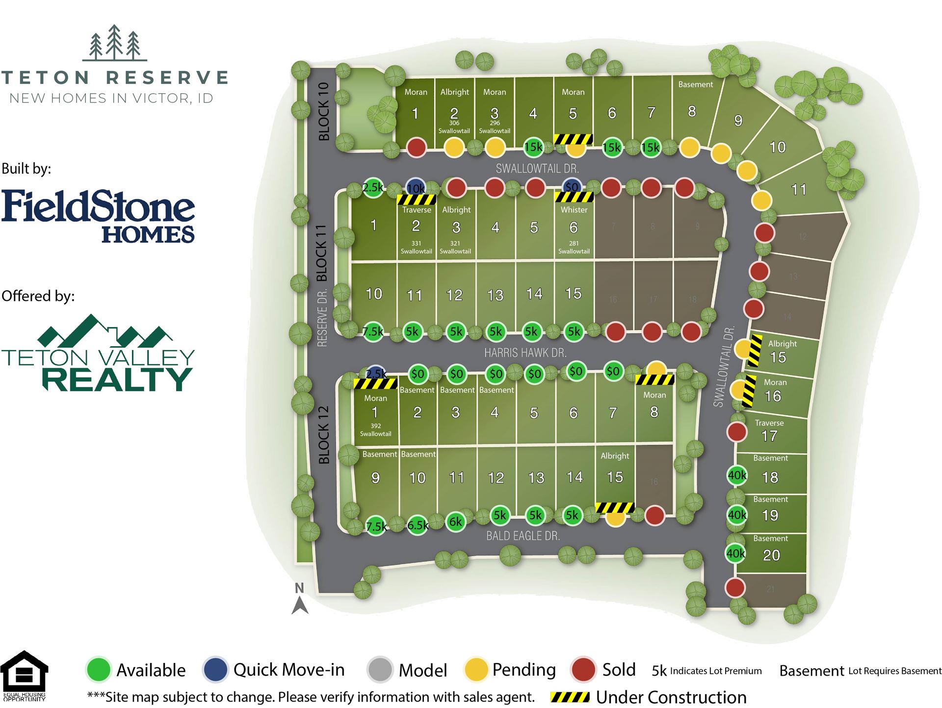 Teton Reserve Map | Teton Valley Realty